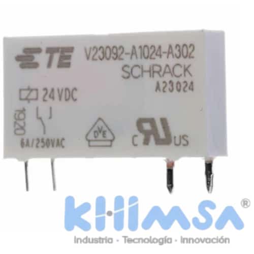V23092-A1024-A302 MINI RELE TERMOMAGNETICO DE 24VDC 6A/250VAC 6A/30VDC ...